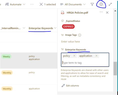 Edit Enterprise Keyword Using Power Apps Integration Customize Form