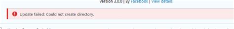 Wordpress Update Failed Could Not Create Directory Error Message Stack Overflow