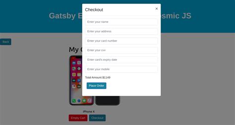 How To Build An Ecommerce Website Using Gatsby And Cosmic Cosmic