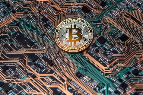 Premium Ai Image Closeup Of A Bitcoin With A Unique Backdrop