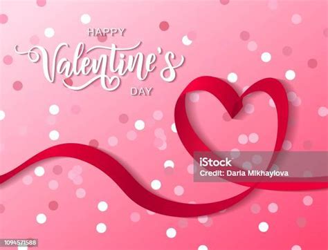 해피 발렌타인의 날 손 글자 벡터입니다 낭만주의 따옴표 엽서 카드 초대장 배너 서식 파일 2월에 대한 스톡 벡터 아트 및 기타 이미지 Istock