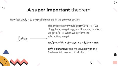 The Fundamental Theorem Of Calculus Google Slides PPT