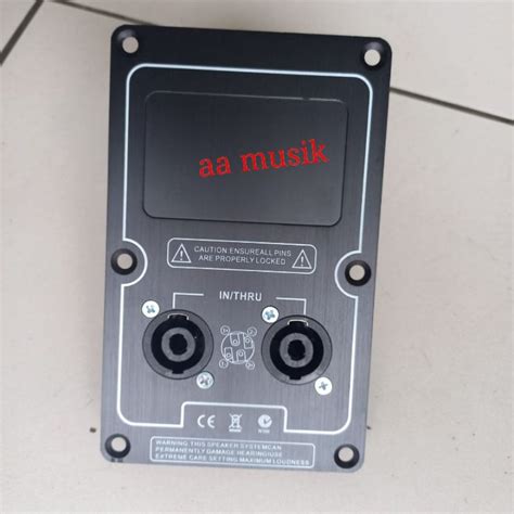 Jual PANEL BOX SPEAKER PLAT BESI INPUT OUTPUT JACK SPIKON Indonesia Shopee Indonesia