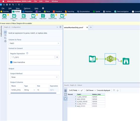 Solved Extracting Only Numbers From A Cell Which Also Alteryx Community