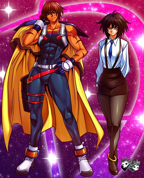 Commission Gene And Melfina By Jadenkaiba On Deviantart