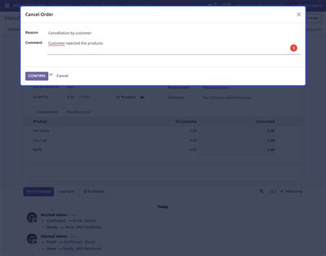 Odoo Cancel Manufacturing Orders Webkul