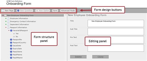 the visual editor