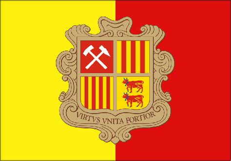 Andorra Special City Flag Red Catalan Timeline By Redcatalunya1972 On