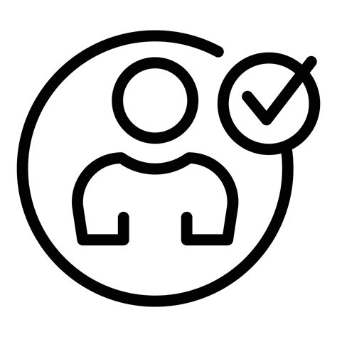 Customer Icon Outline Style 15911571 Vector Art At Vecteezy