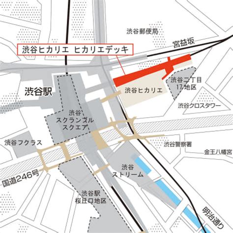 渋谷駅から宮益坂上に新歩行ルートヒカリエデッキ 7月オープン Impress Watch