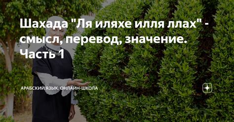 Шахада Ля иляхе илля ллах смысл перевод значение Часть 1 Арабский язык БЕЗ ГРАНИЦ Дзен