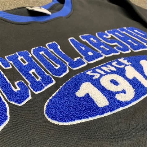 Phi Beta Sigma Scholarship Chenille Sweater Black