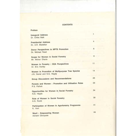 Role Of Women In Promotion Of Multipurpose Tree Species BAIF Publications