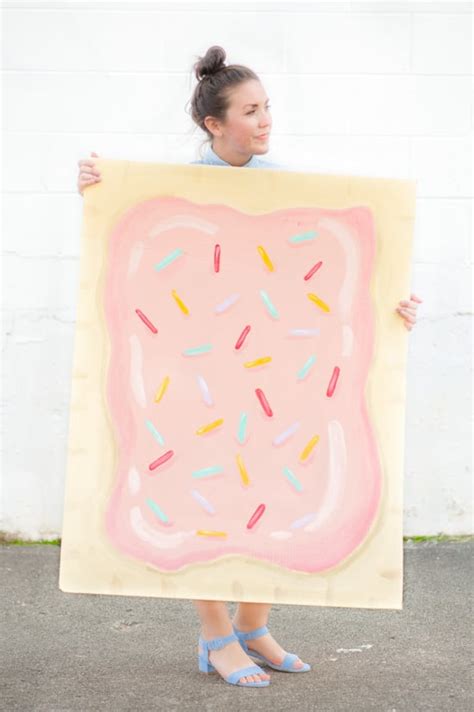 Budget Friendly Costume Idea Giant 5 Diy Pop Tart Costume For