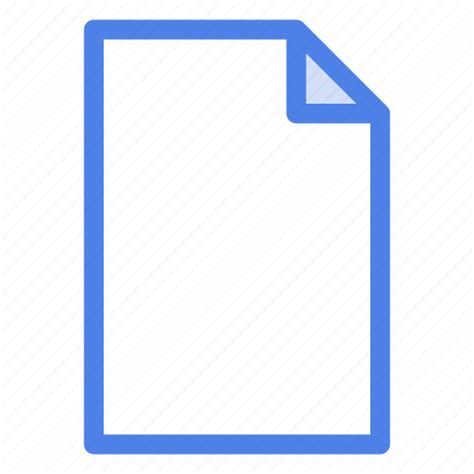 blank blank document document file file type page paper icon download on iconfinder