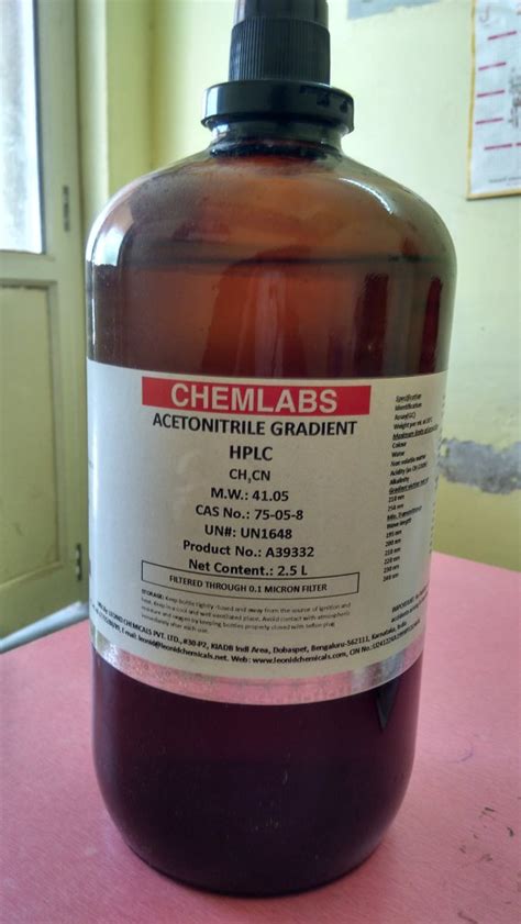 Hplc Gradient At ₹ 700 Kg High Performance Liquid Chromatography Solvent In Ahmedabad Id