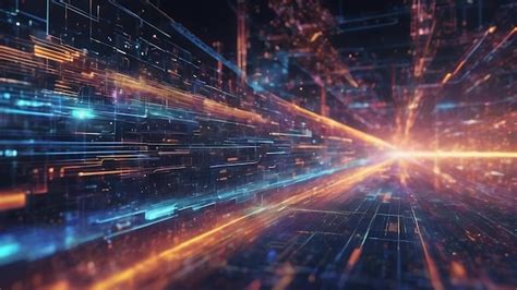 Premium Ai Image Digital Technologies Cloud Computing Digital Future Information Transfer