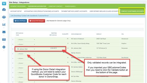 Quickbooks Desktop Integration Setup Guide Donorsnap Support