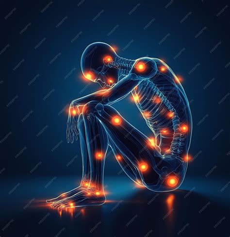 人體骨架系統 骨關節解剖學 Premium Ai Generated Image