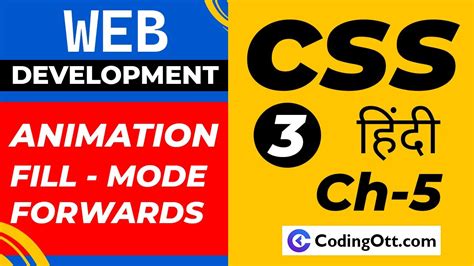 5 Css 3 Animation Fill Mode Css 3 Tutorial For Beginners Web Development Tutorial In Hindi