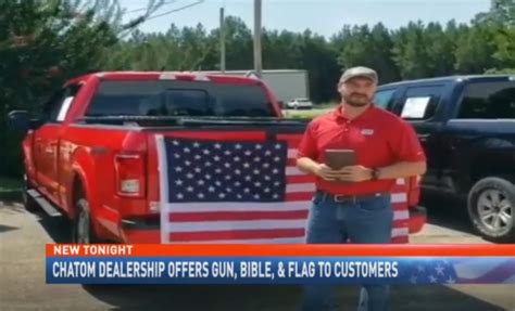 Car Dealership Offers A Gun Bible And Flag With A New Truck Free Beer And Hot Wings
