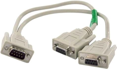 Amazon Com SF Cable DB Male To Female Serial Rs Splitter Cable Inches Electronics