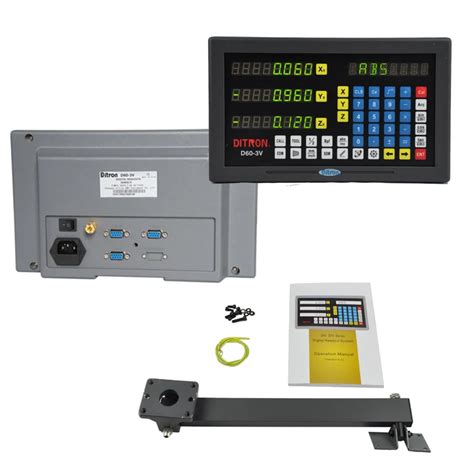 Ditron Dro Axis Digital Readout Metal Shell With Bracket And Specification In Counters From