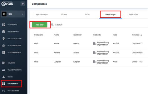 Vgis Portal Adding A Base Map Kb Ap027 Vgis Support Center