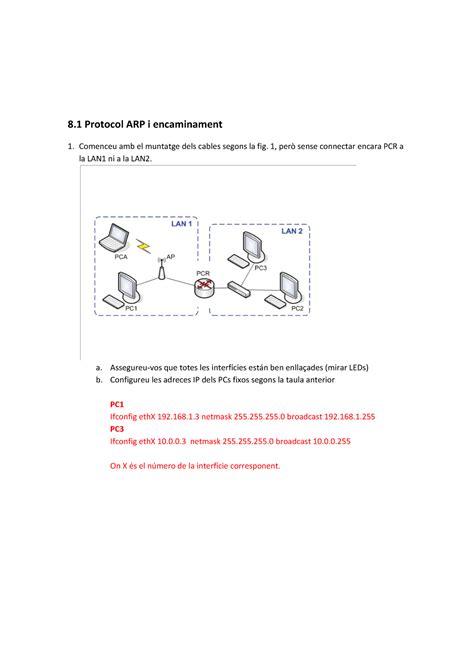 lab p4 protocol arp i encaminament 8 protocol arp i encaminament