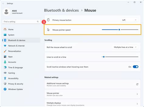 Windows 1110 How To Adjust Mousetouchpad Curso Asus Zentalk