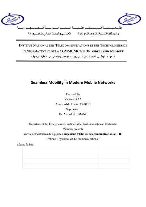 Pdf Seamless Mobility In Wifi