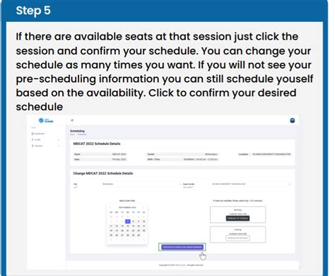 PMC MDCAT Scheduling Step By Step Guide