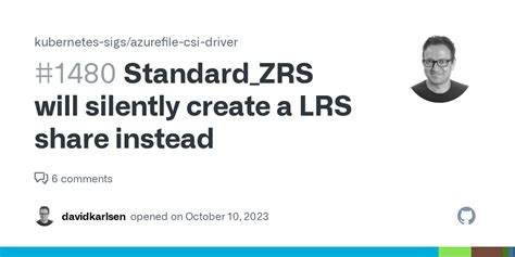 standard zrs will silently create a lrs share instead · issue 1480 · kubernetes sigs azurefile
