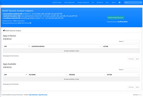 How To Use Mobsf With Genymotion Saas Genymotion Android Emulator