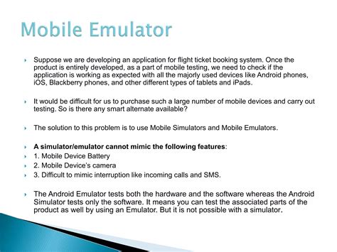 Mobile Application Testing Tutorial Pptx