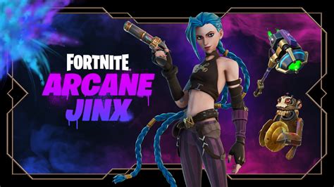 Arcane Jinx Fortnite Wallpapers Wallpaper Cave