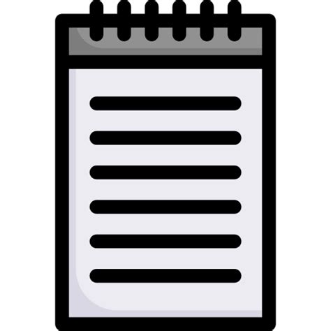 Notepad Generic Outline Color Icon