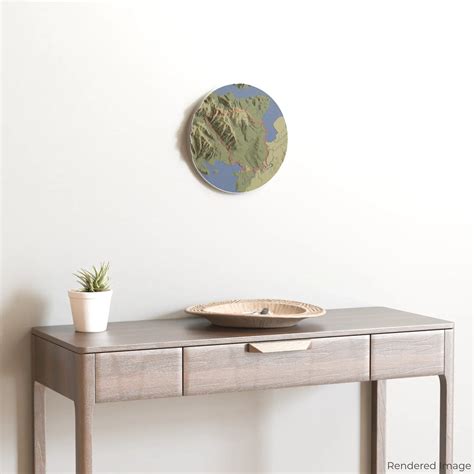 Kepler Track 3d Map Wall Art Mapped3d