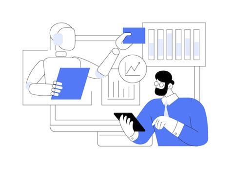 Premium Vector Robotic Process Automation Abstract Concept Vector