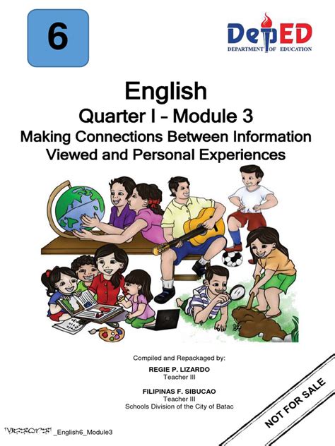 Sdcb Q1 Eng6 Module3 Watermark Uploaded Pdf Cognition Cognitive Science