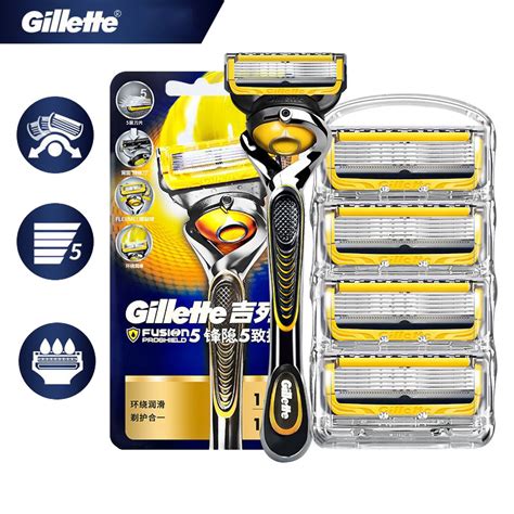 Gillette Fusion Proshield Razor Men Shaving Beard Razor Flexball