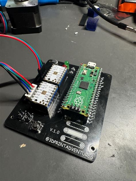 Dual Stepper Motor Raspberry Pico Pcb Etsy