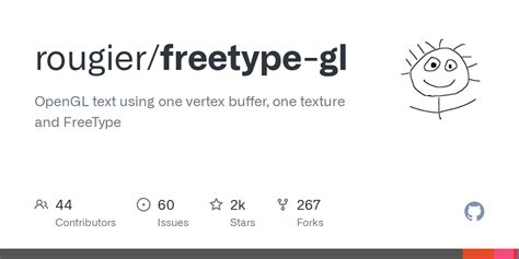 Github Rougierfreetype Gl Opengl Text Using One Vertex Buffer One