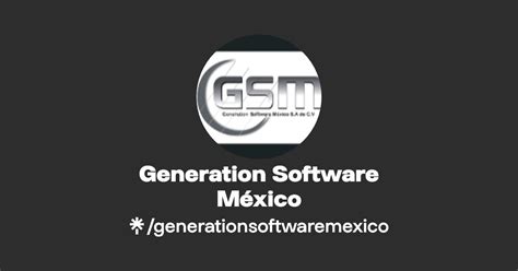 Generation Software México Instagram Facebook Linktree