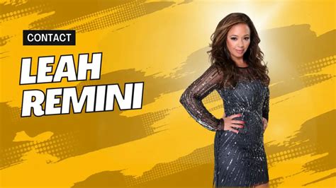 Contact Leah Remini Address Email Phone Dm Fan Mail Tales From