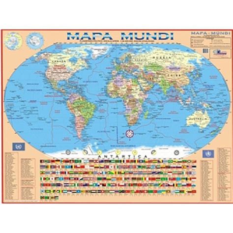 Mapa Mundi Atualizado 2020 Para Imprimir Extra