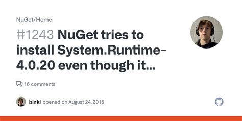 Nuget Tries To Install Systemruntime 4020 Even Though It Requires Netframeworkversionv46
