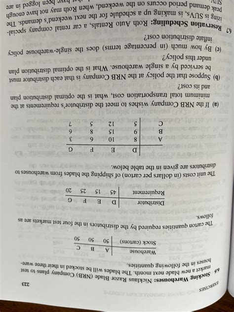 Solved Textbook Is Optimization Modeling With Spreadsheets