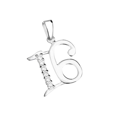 Premium Photo Silver Pendant With The Number 16