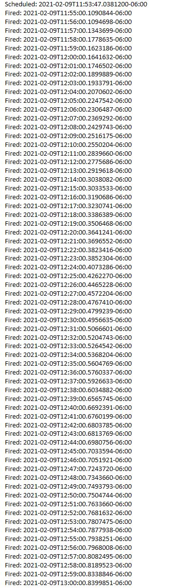 Time Drift · Issue 298 · Fluentschedulerfluentscheduler · Github
